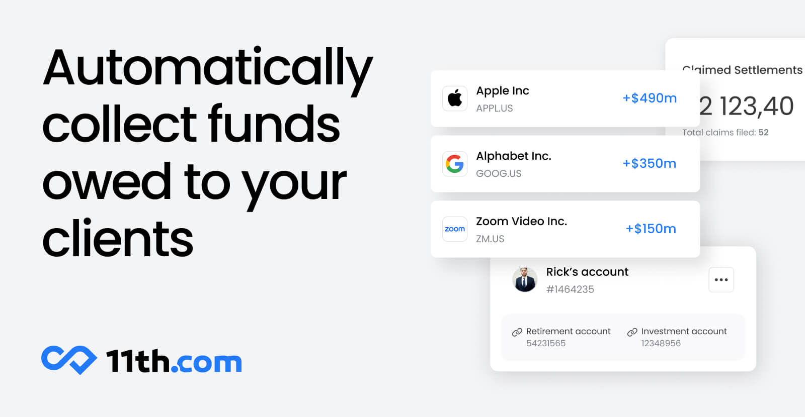 Automatically collect funds owed to your clients